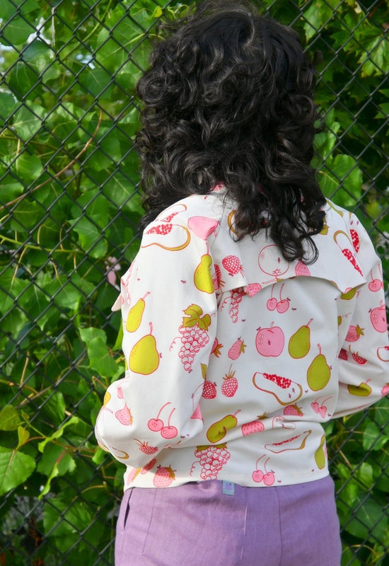 "All Over Fruit" print Jacket – HO HOS HOLE IN THE WALL