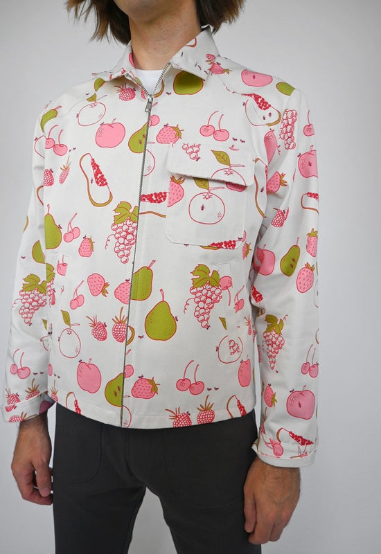 "All Over Fruit" print Jacket – HO HOS HOLE IN THE WALL